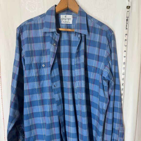 Cerruti 1881 | Shirts | Vintage Mens Cerruti Plaid Shirt | Poshmark